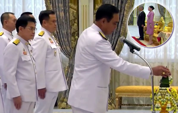 PM urges ministers to ‘create a sense of unity’ in the country as Thai King swears in new ...