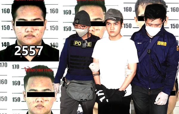25 year old drug boss faces off with police - Thai Examiner