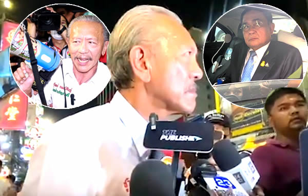 Frowning Prayut exits after Chuwit’s greeting - Thai Examiner