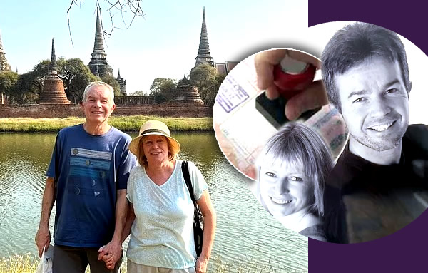 UK woman loses husband after holiday in Thailand. Paul Dunn had a heart ...