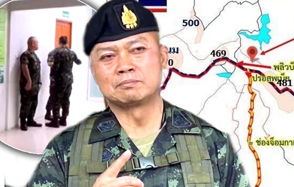 Thai soldier loses leg stepping on landmine on patrol at the Thai ...