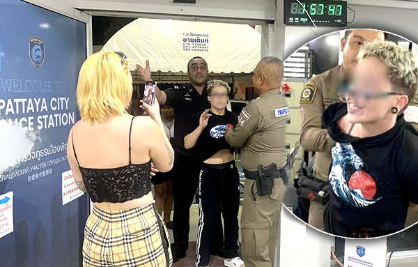 Brazilian woman attacked police at Pattaya traffic stop for not wearing ...
