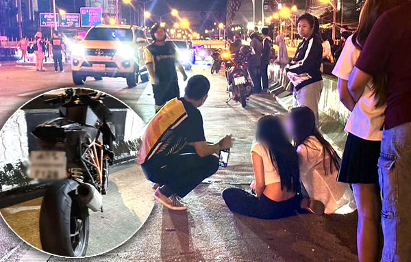 British man dies in horrific big bike accident near an underpass in Chiang Mai early Thursday ...