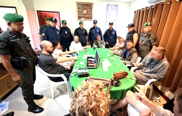 Ten foreign Poker players arrested in a police swoop on a rented house ...